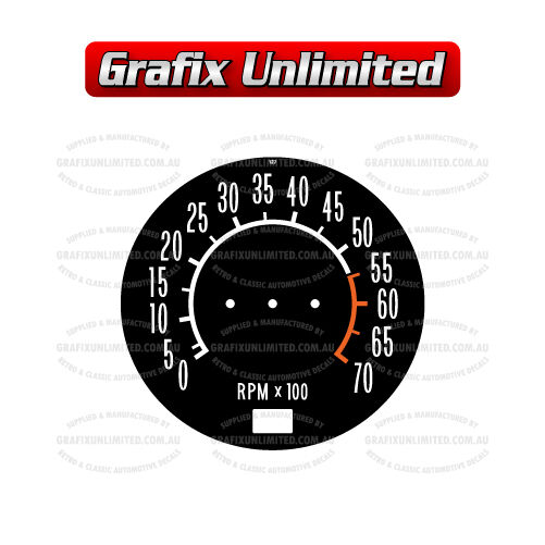 Dash Gauge Decal, HT HG GTS Tacho | Grafix Unlimited