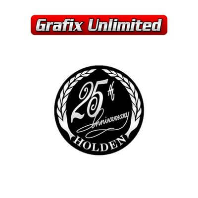 Holden 25th Anniversary Decal | Grafix Unlimited