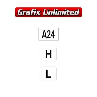 Horn Tags High, Low & Bracket | Grafix Unlimited